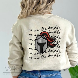Knight Sweatshirt, We Are the Knights, Go Knights, Fan Shirt, Teacher ...
