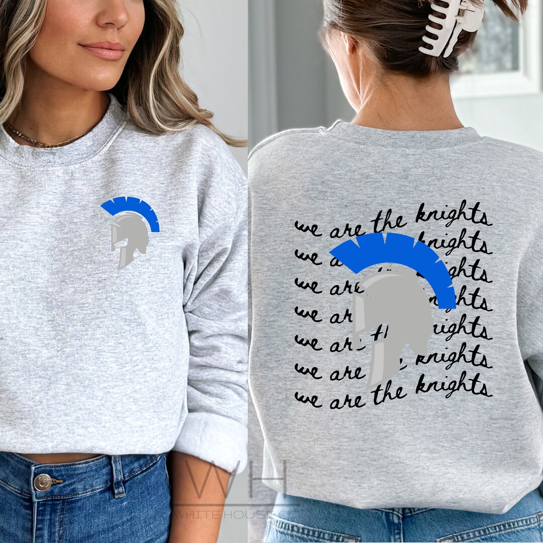 Knight Sweatshirt, We Are the Knights, Go Knights, Fan Shirt, School ...
