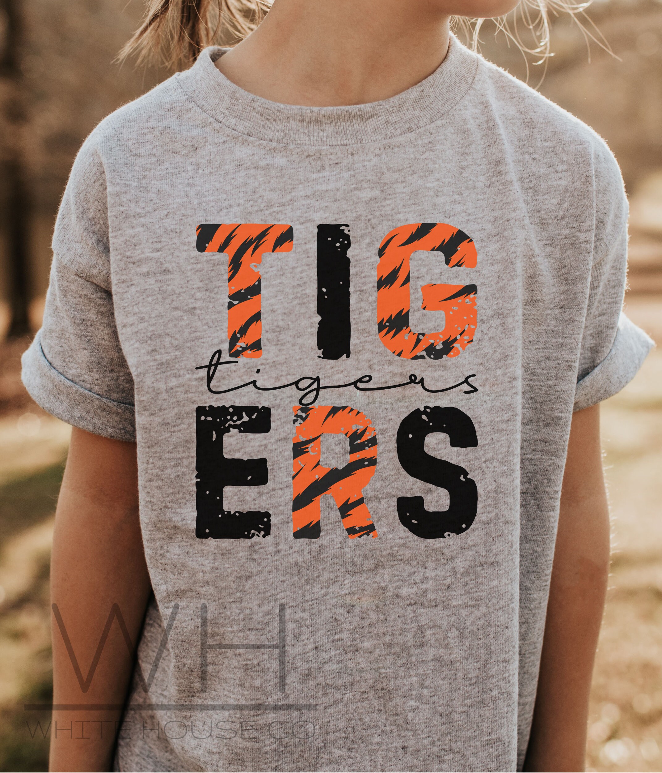 Tiger Striped, Tiger Tee, Youth Tee, Go Tigers, Tiger Shirt, Kids Shirt ...