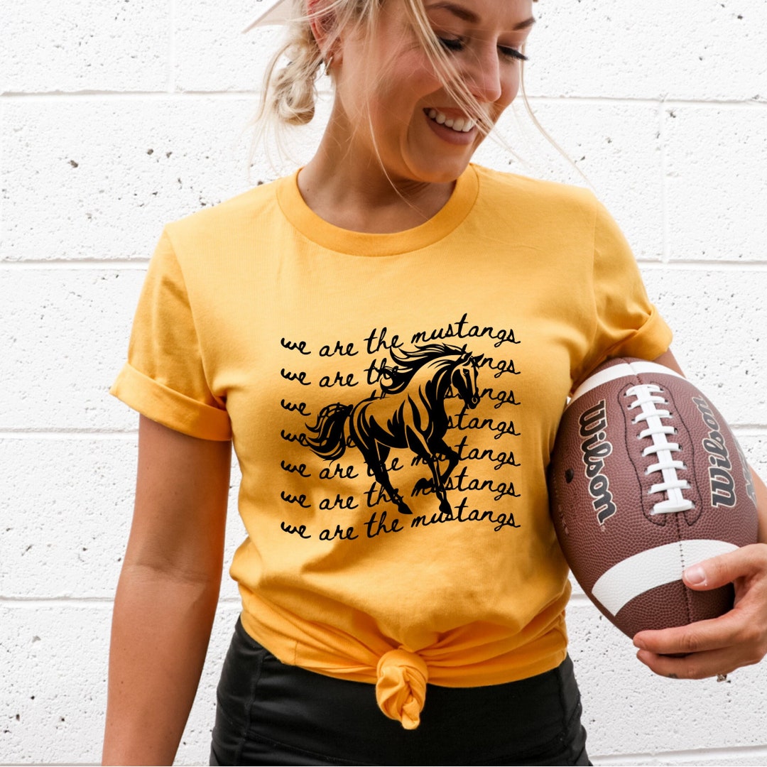 Mustangs Shirt, We Are the Mustangs, Mustangs Shirt, Go Mustangs ...