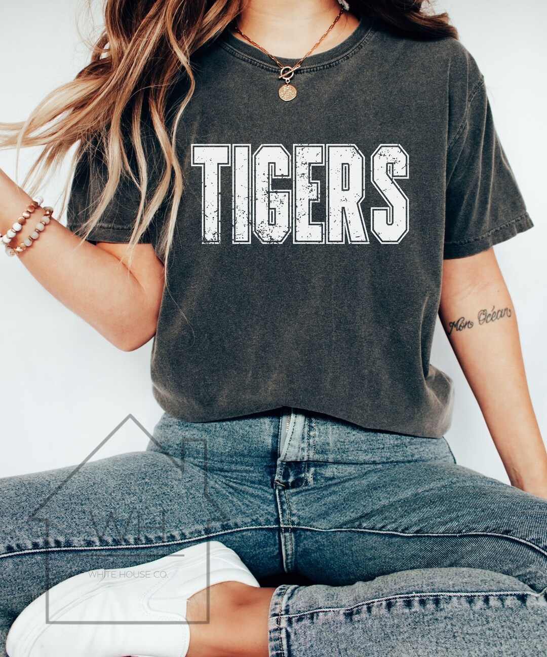 Tigers Shirt, School Spirit, Teacher Gift, Tiger Fan, Tiger Shirt - Etsy