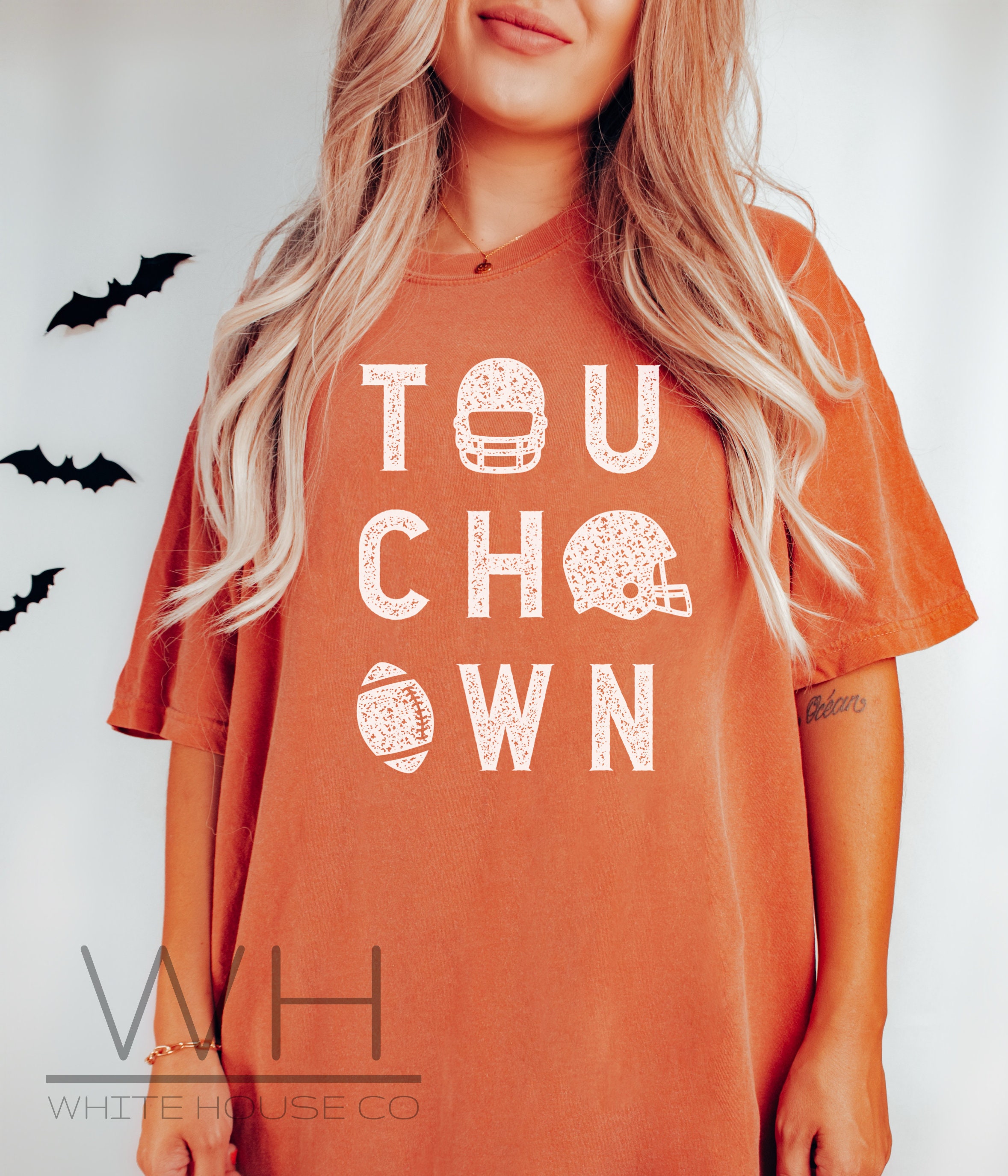 Touchdown Shirt, Football Shirt, Fall Tee, 100% Cotton, Comfort Colors ...