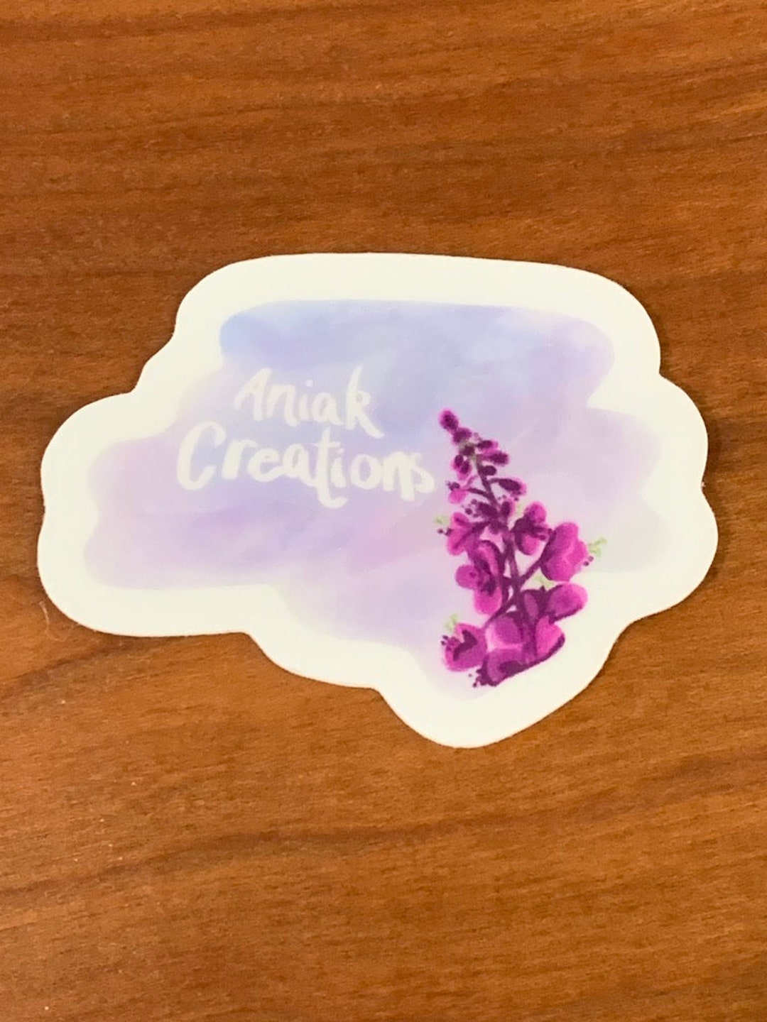 Aniak Creations Fireweed Sticker – Watercolor Floral Art - Etsy