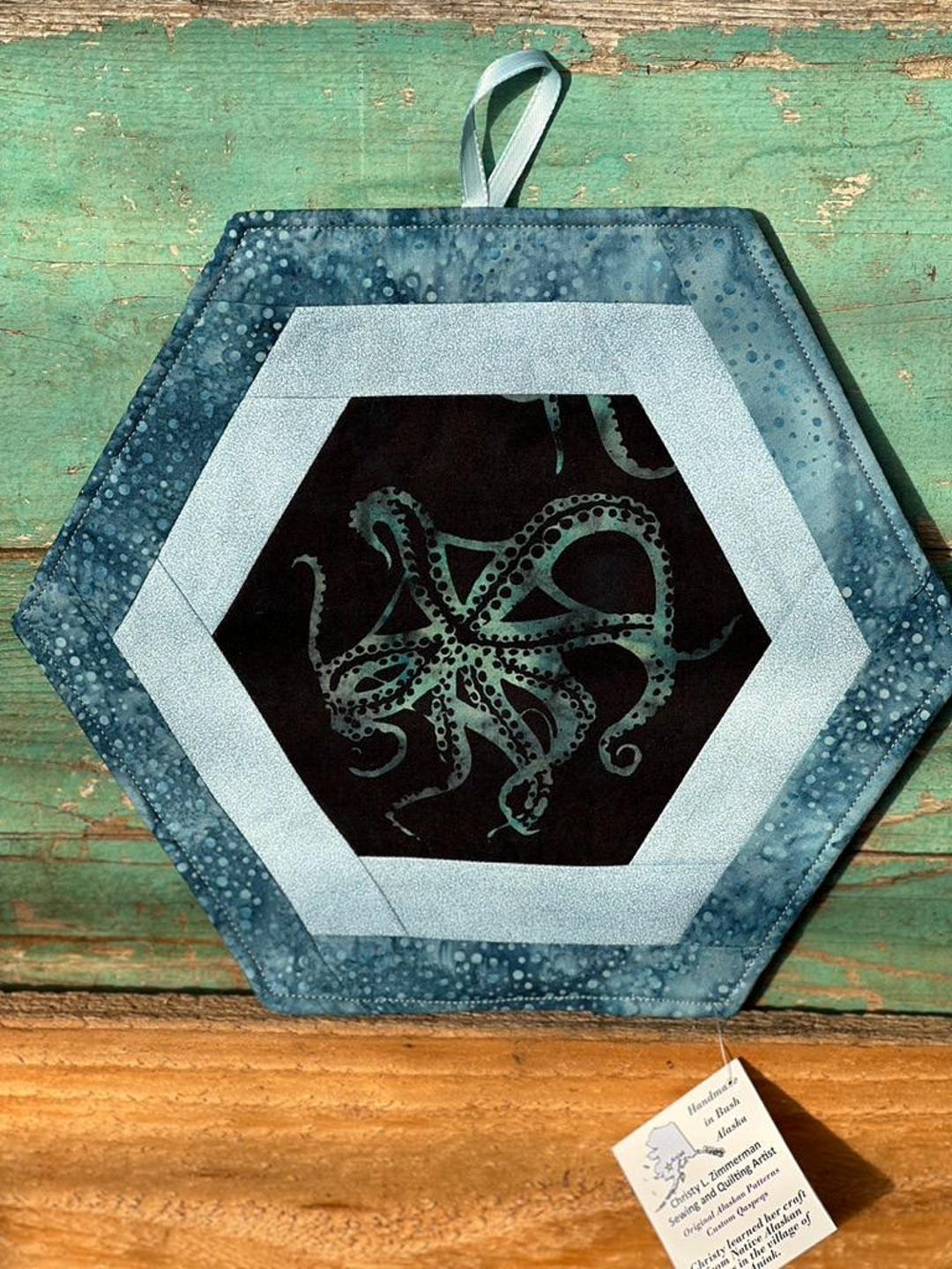 Octopus Legs Hexagon- Pot Holder, Trivet, House Warming, Stocking ...