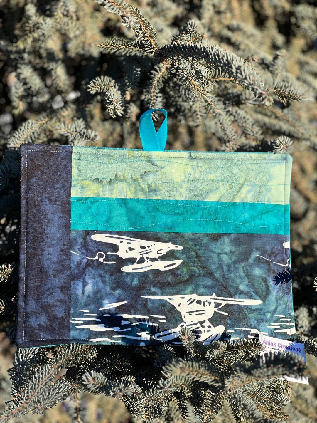 Lake Day in a Float Plane Pot Holder, Trivet, House Warming, Stocking ...