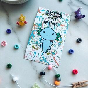 Set of 12, Axolotl, Birthday Cards, Non Candy, Friendship Bracelet Kit ...