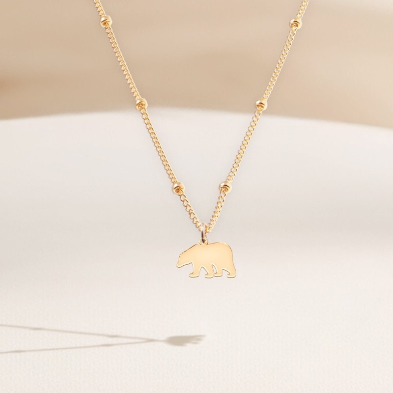 Bear Necklace - Etsy