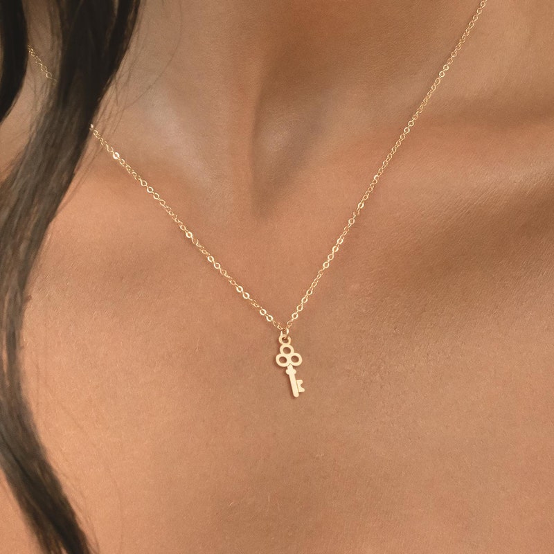 Vintage Key Necklace - Etsy