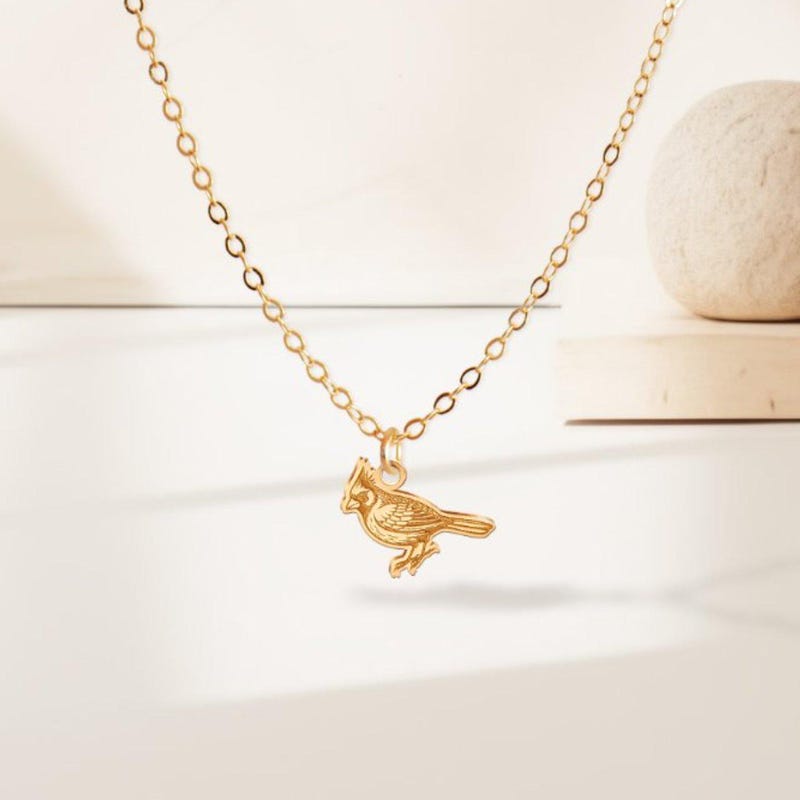 Cardinal Necklace or Ring - Etsy