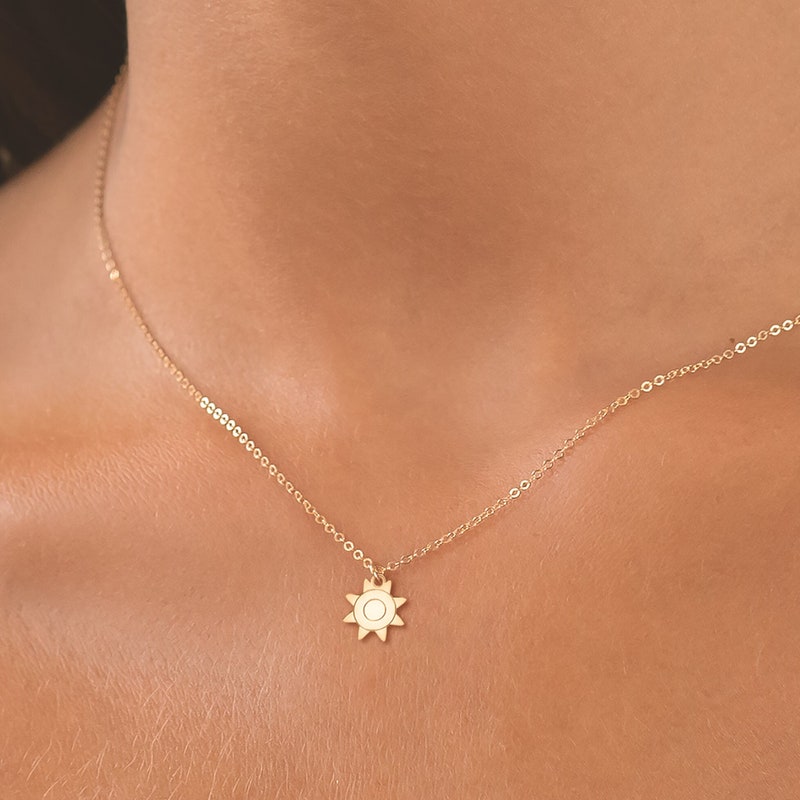 Sun Necklace - Etsy