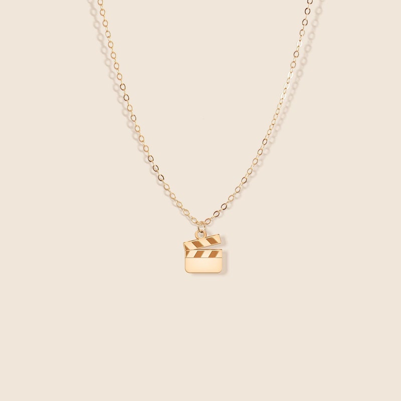 Cinema Gold Necklace - Etsy