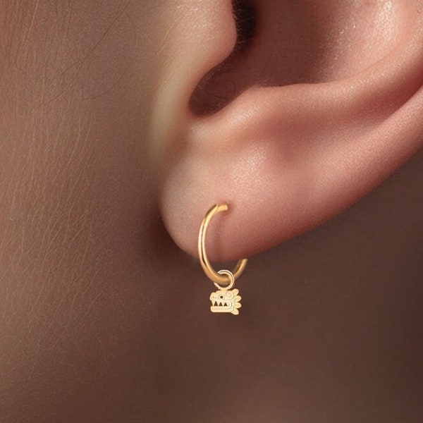 Aztec Hoop Earrings - Etsy