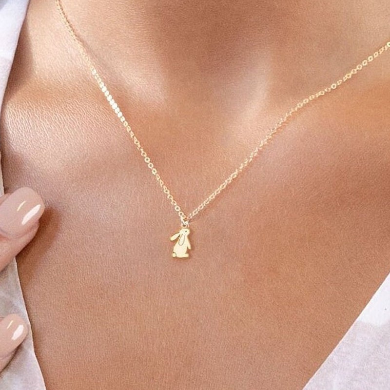 Gold Jewellery Rabbit - Etsy