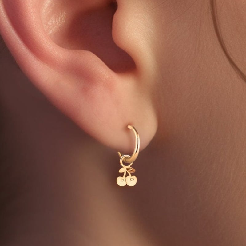 Cherry Earrings - Etsy