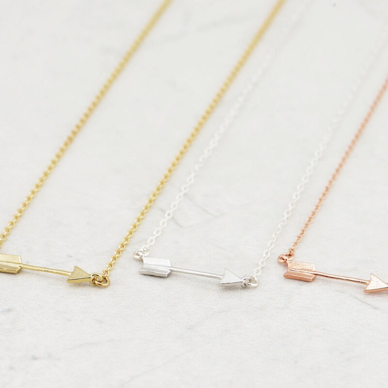 Arrow Necklace - Etsy