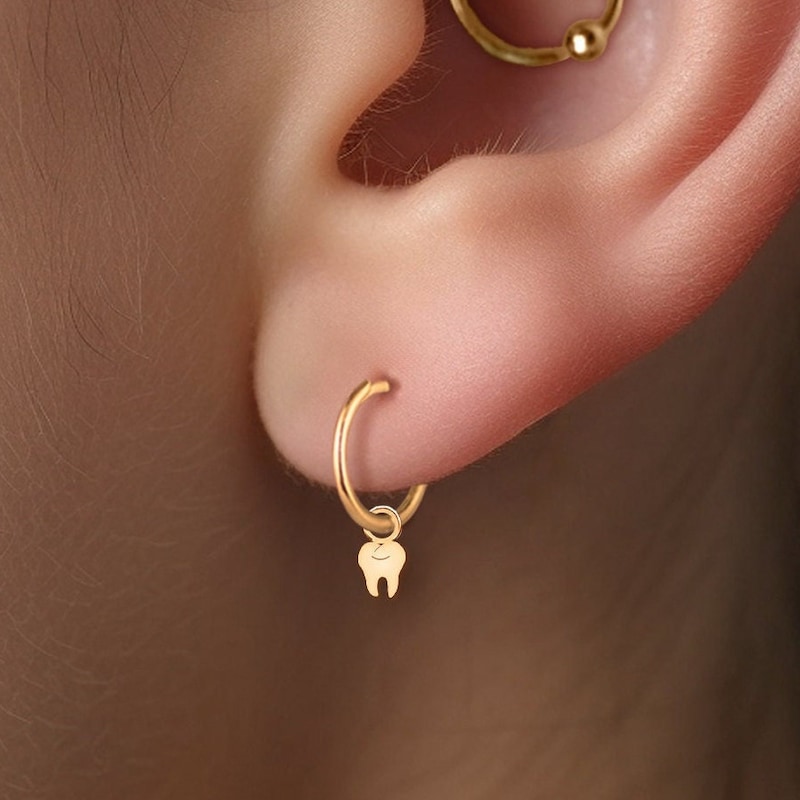 Tooth Earrings - Etsy