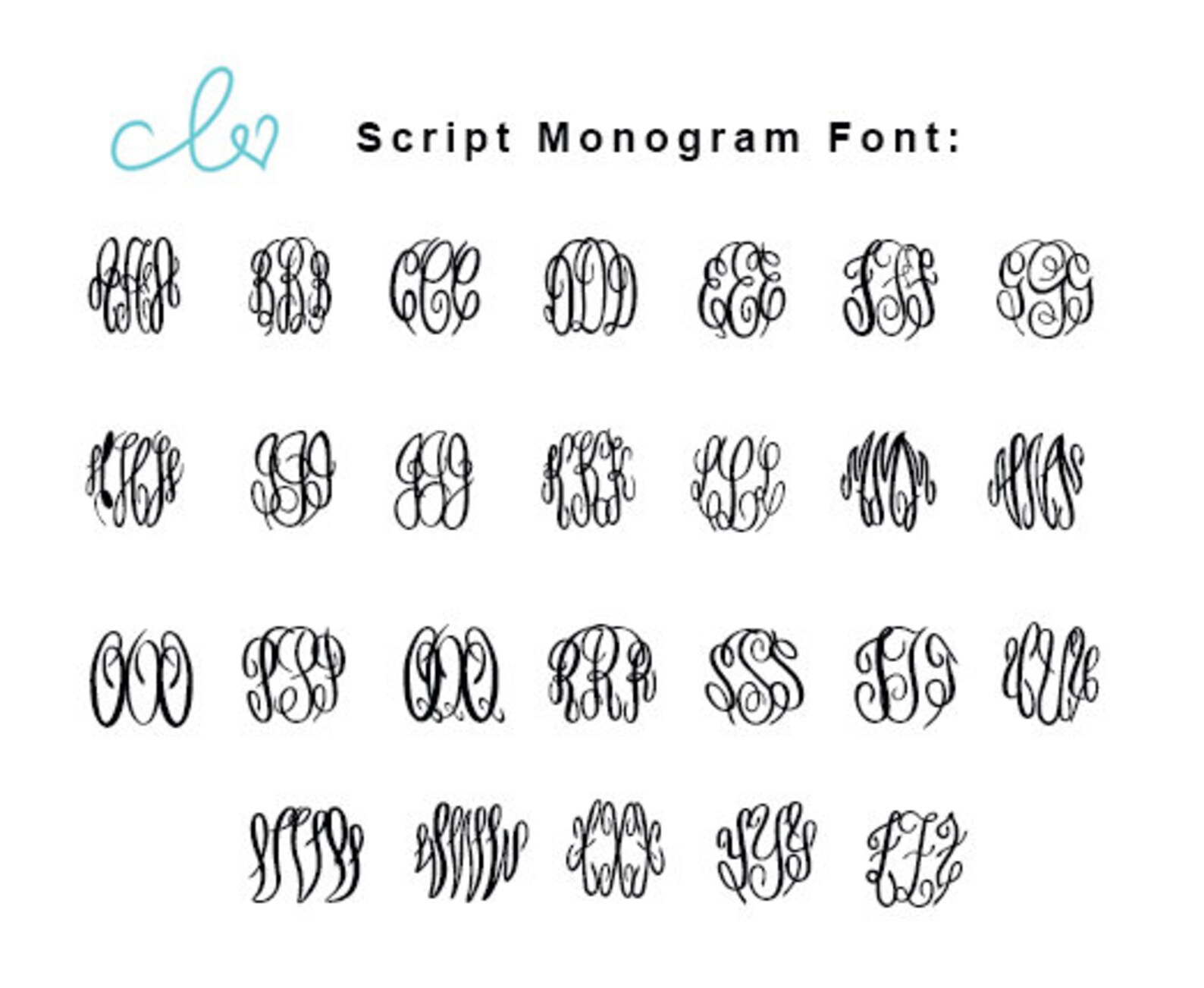 Monogram Necklace Dainty Monogram Necklace Custom Block - Etsy