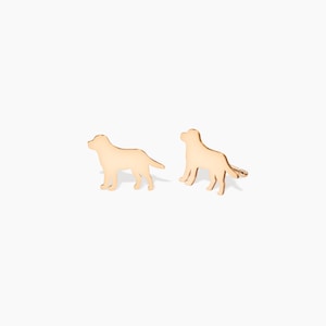 Labrador Dog Earrings, 14K Gold Filled, Sterling Silver, Lab Dog ...