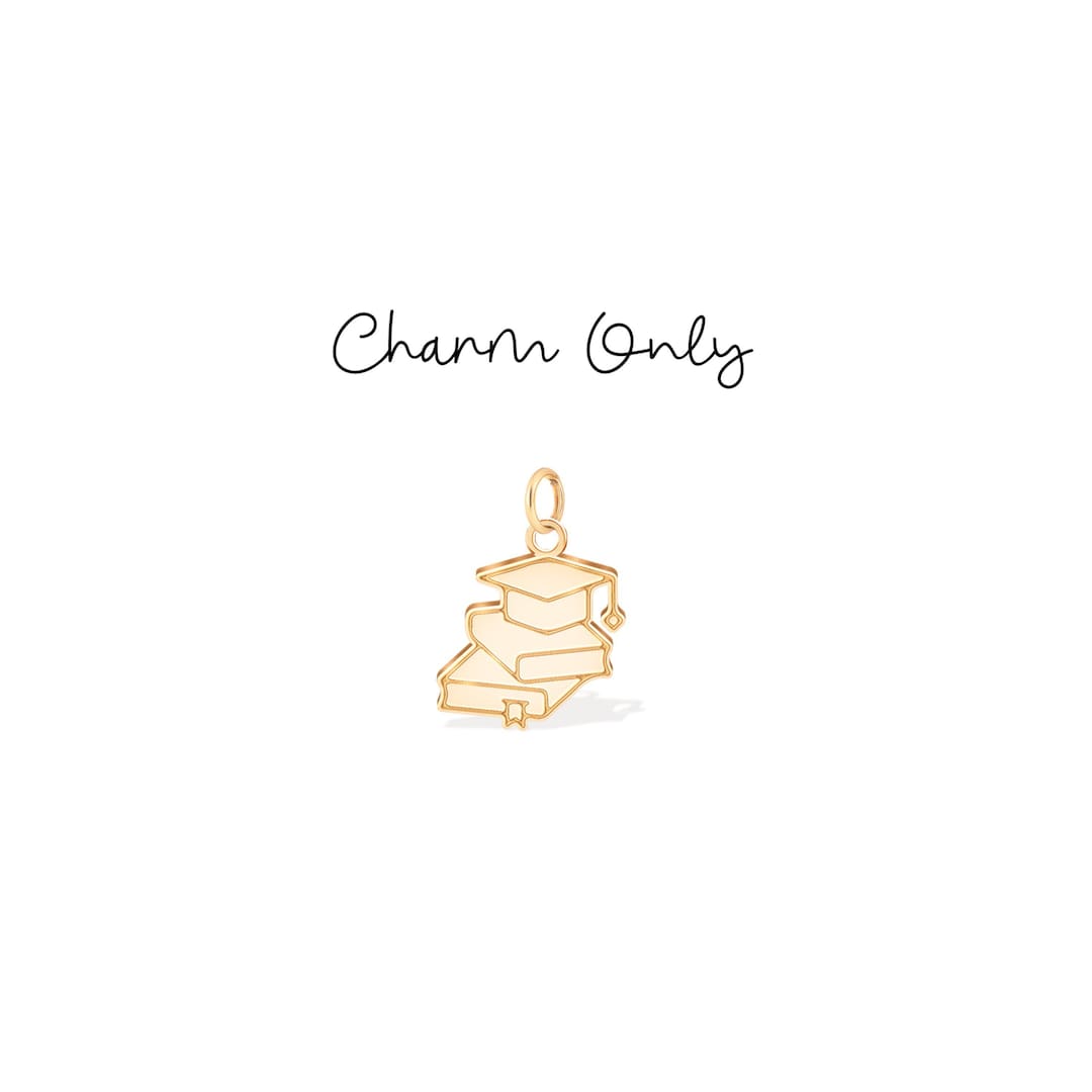 Personalized Graduate Alumni Pendant Charm: Sterling Silver, Gold ...