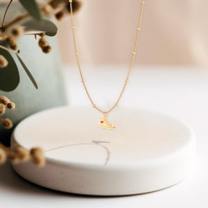 Skater Converse Shoe Pendant on a Beady Chain Necklace, Available in ...