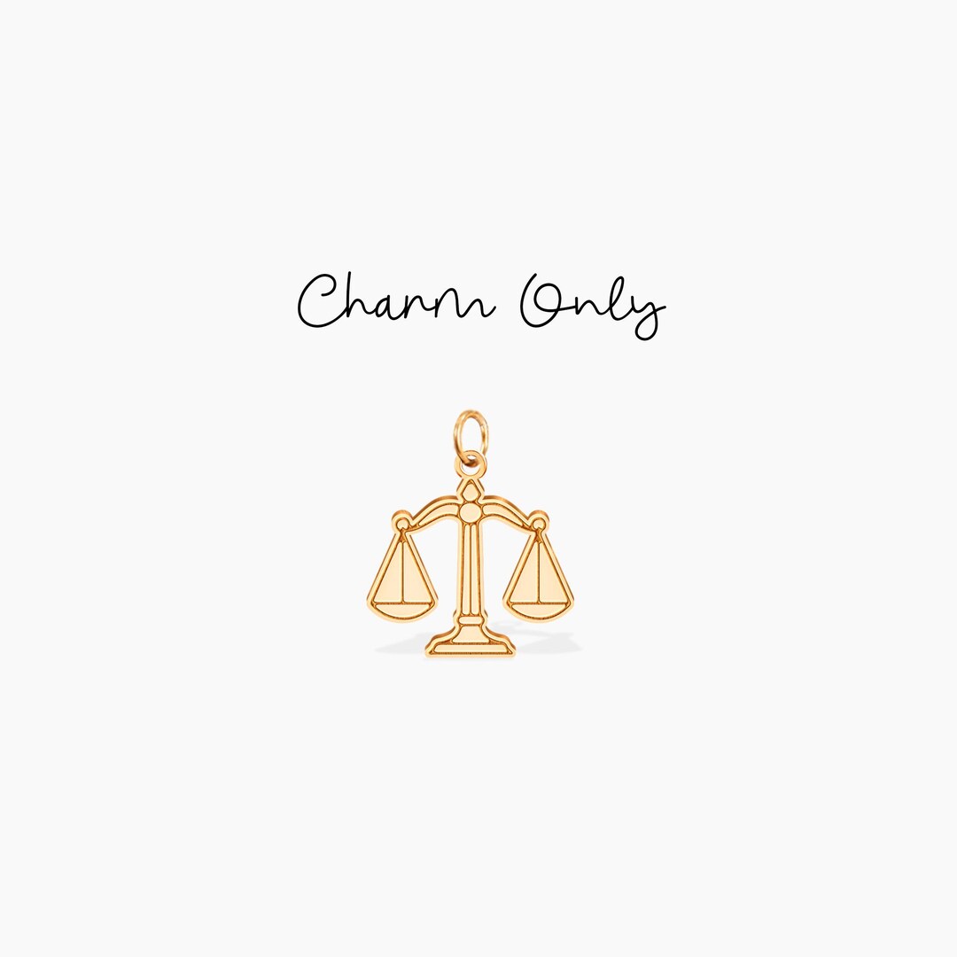 Libra Charm Zodiac Charm Astrology Pendant Add on Charm Star Sign Libra ...