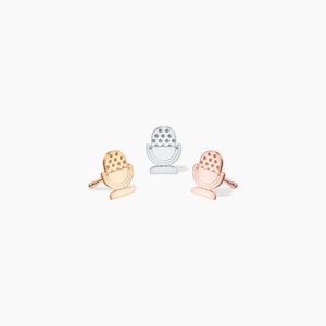 Microphone Earrings in 14K Gold Filled, Sterling Silver, 14K Rose Gold ...