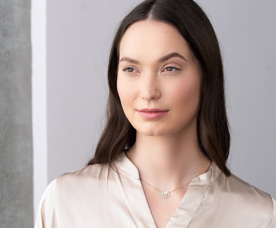 Custom Weld Monogram Necklace Monogram Jewelry Available in | Etsy