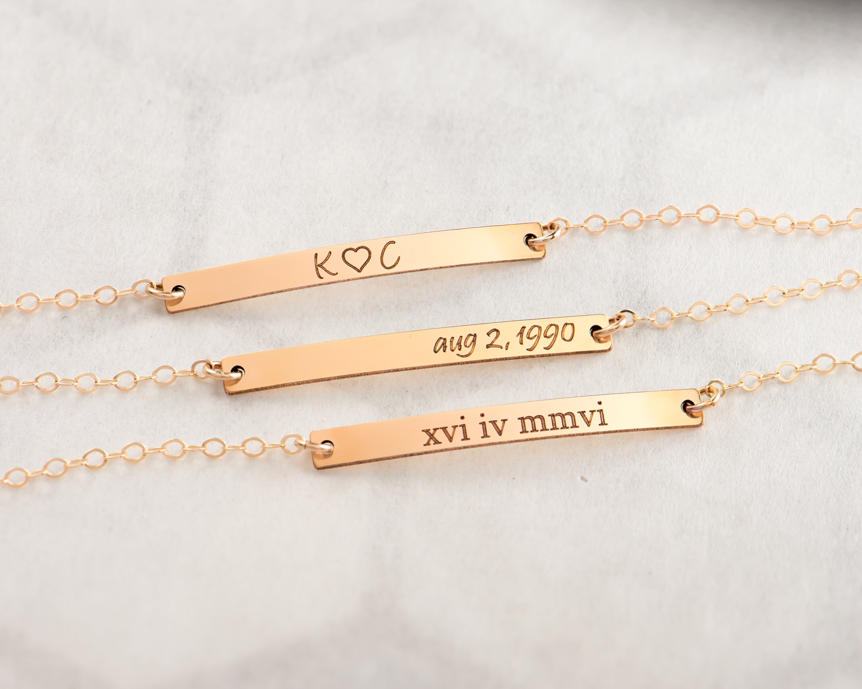 Skinny Mini Gold Bar Bracelet Bar Bracelet Name Engraved | Etsy
