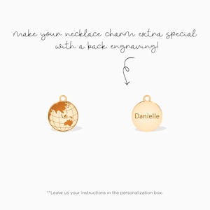 Globe Charm Earth Charm World Map Charm Travel Jewelry Wanderlust Charm ...