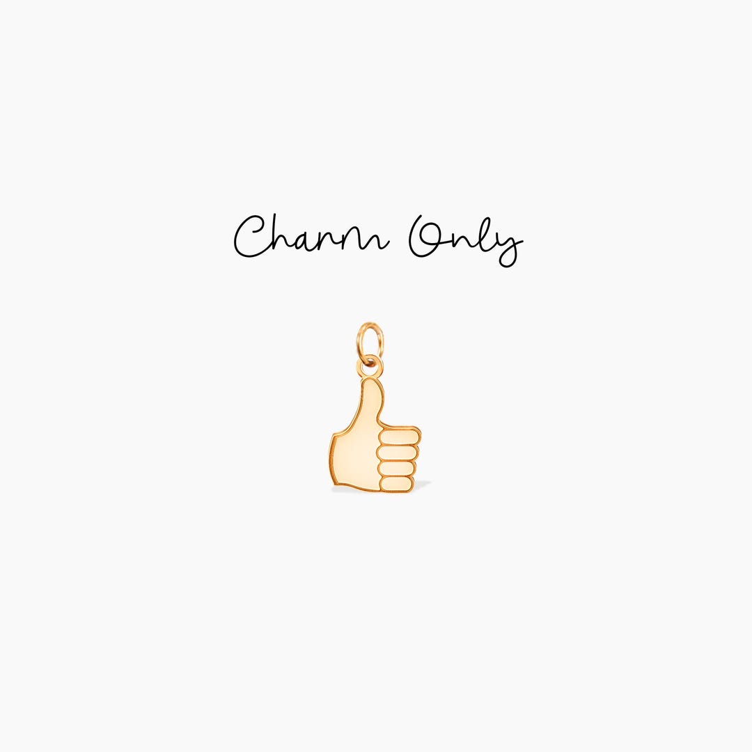 Thumbs up Hand Sign Charm Whimsical Charm Fun Jewelry Add on Charm ...