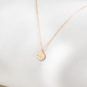 Fire Badge Necklace Firefighter Gift Custom Badge Necklace 14k Gold ...