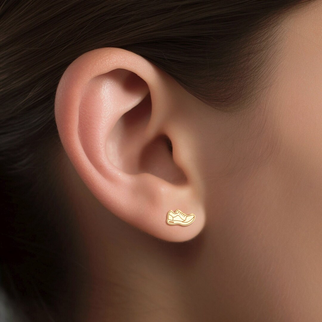 Runner Earrings, Sports Earring, 14k Gold Filled, Sterling Silver, Rose ...