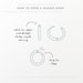OK Hand Sign Charm Hoop Earrings | 14k Gold Vermeil, Sterling Silver ...