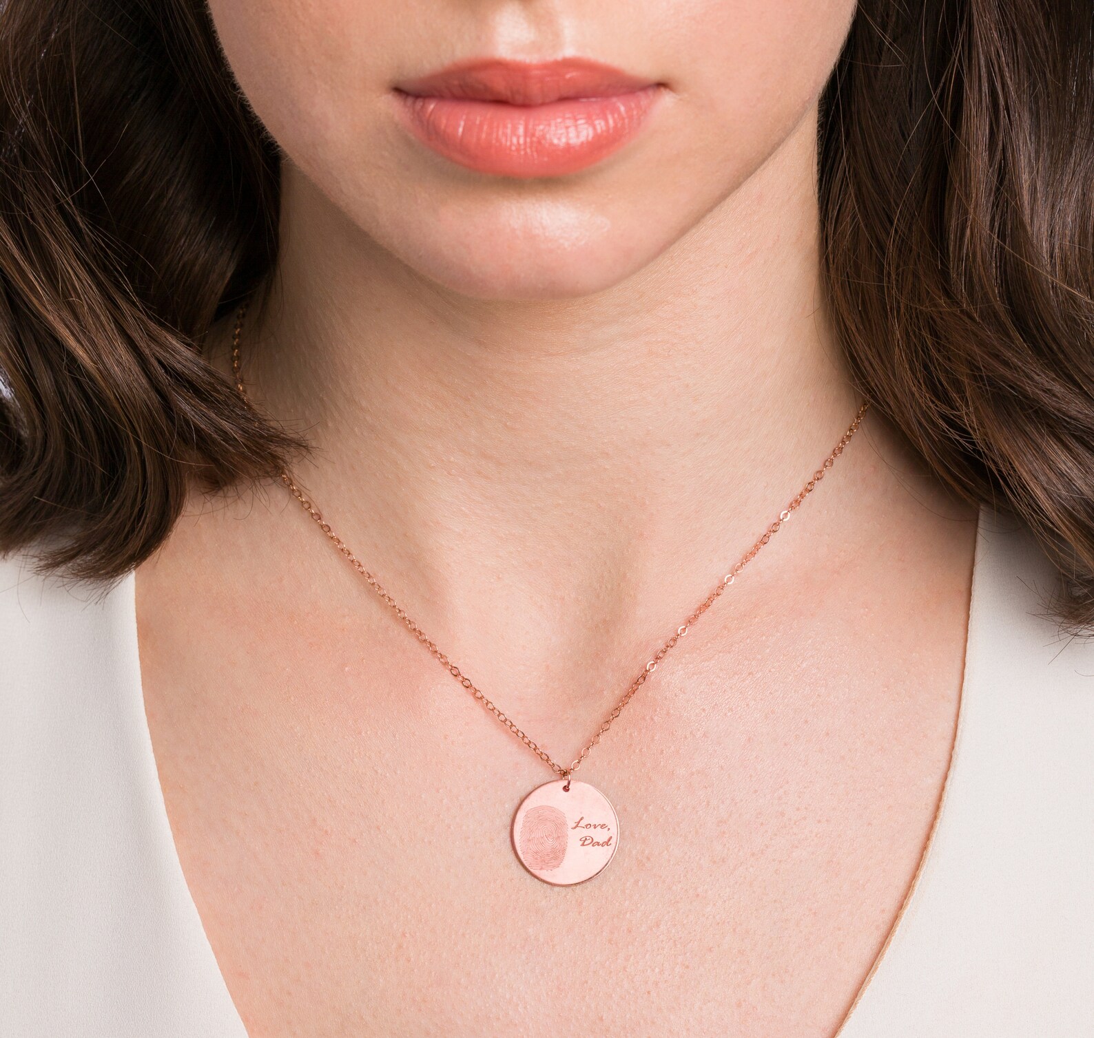 Memorial Necklace Handwritten Necklace Personalized Jewelry - Etsy