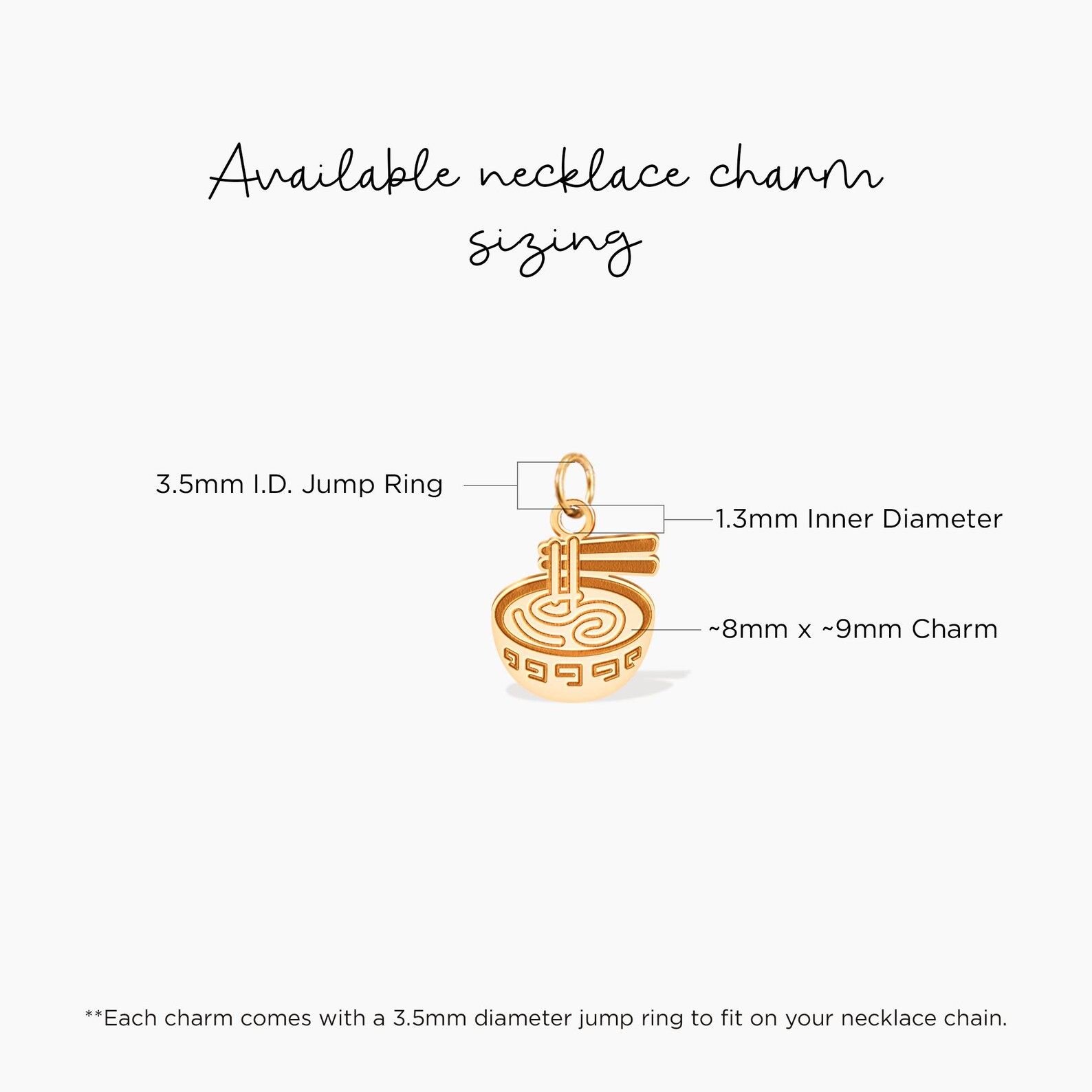 Ramen Bowl Charm Ramen Add on Charm Noodle Charm Ramen Jewelry Food ...