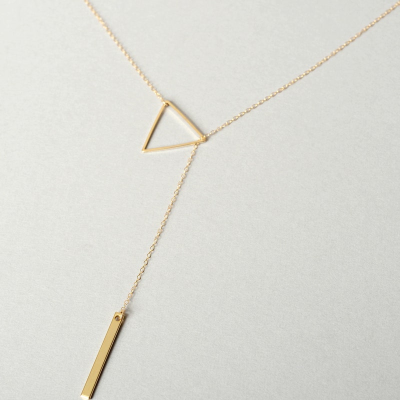 Triangles Necklace - Etsy