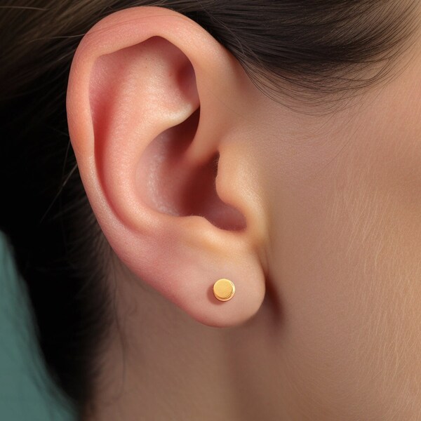 Flat Back Earring - Etsy