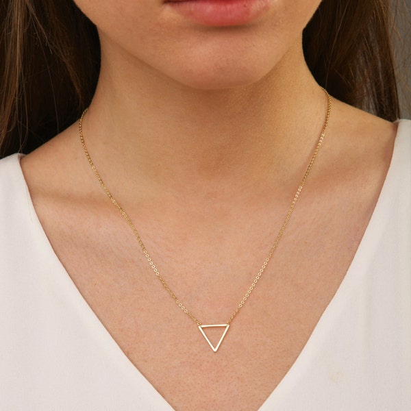 Triangles Necklace - Etsy