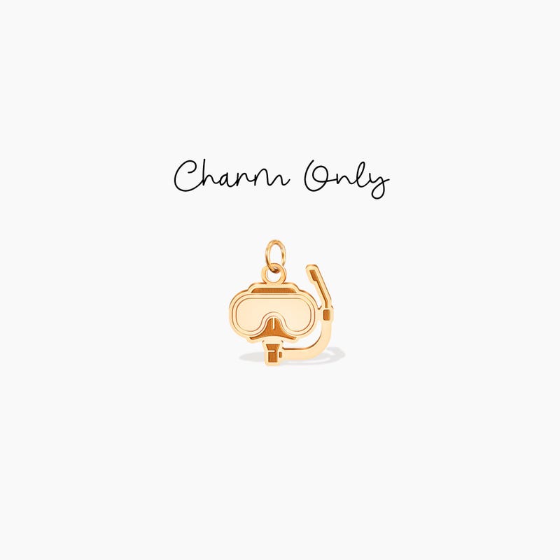 Scuba Diver Charm Silver - Etsy