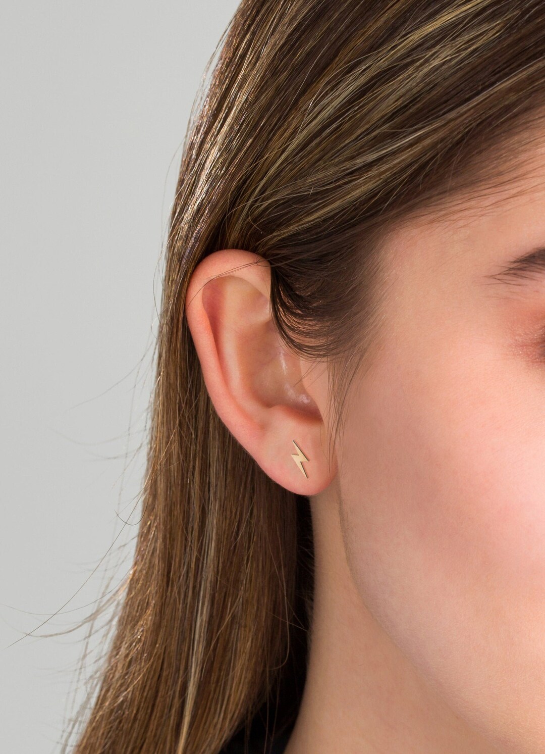 Lightning Bolt Earrings • Lightning Earrings • Lightning Jewelry • Gold ...