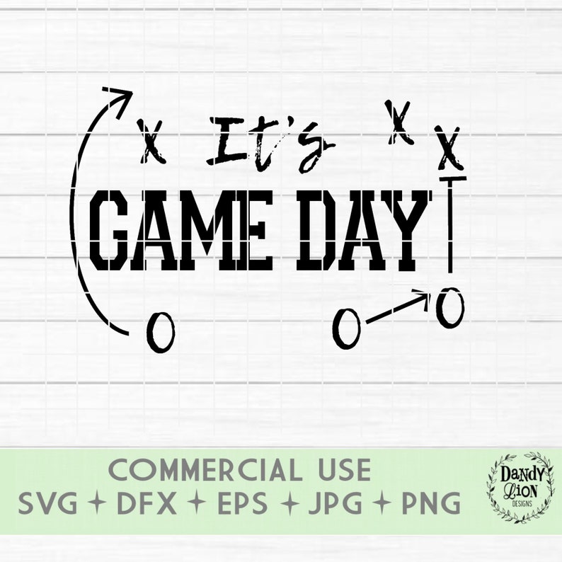 It's Gameday SVG Cut File - Etsy