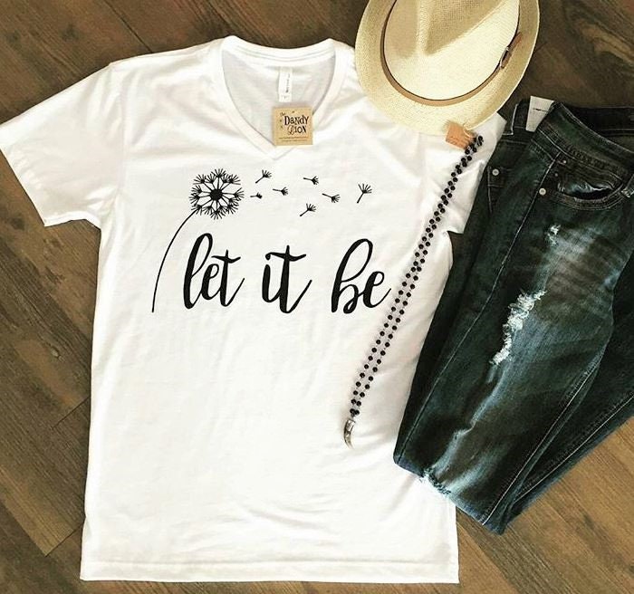 Let It Be SVG Cut File - Etsy