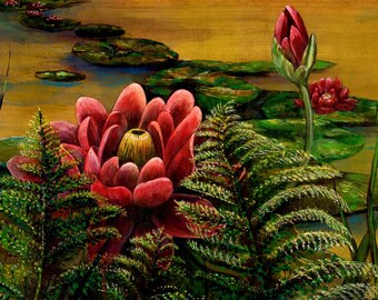 Print hawaiian Still Life With Kapa and Koa Bowl - Etsy