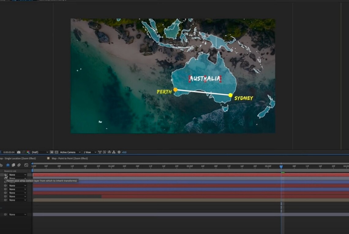 Animated Travel Map (US & World) - After Effects - Etsy