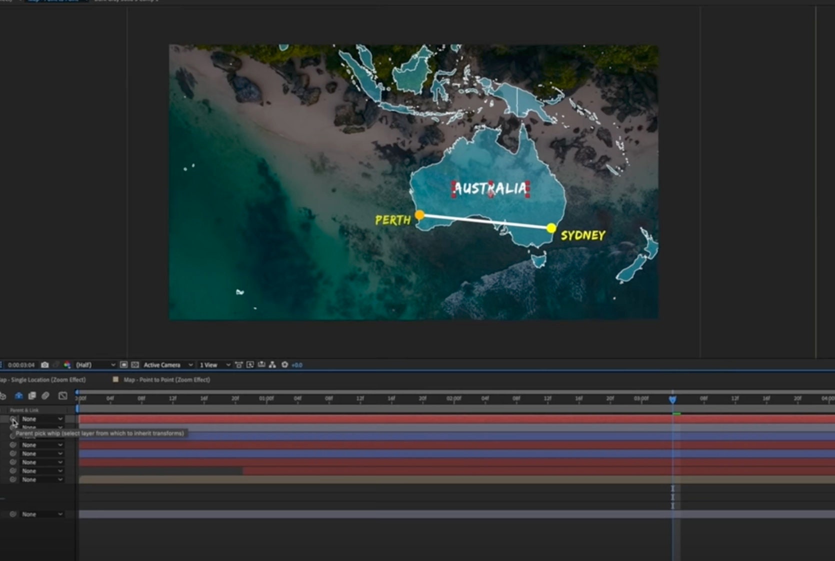 Animated Travel Map (world) - After Effects - Etsy
