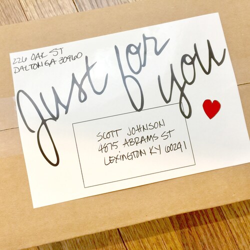 LOVE YOU Care Package Label Instant Download - Etsy