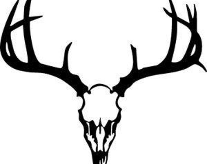 Buck Skull SVG Cut File - Etsy