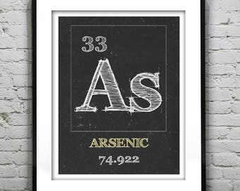 Arsenic Poster - Etsy