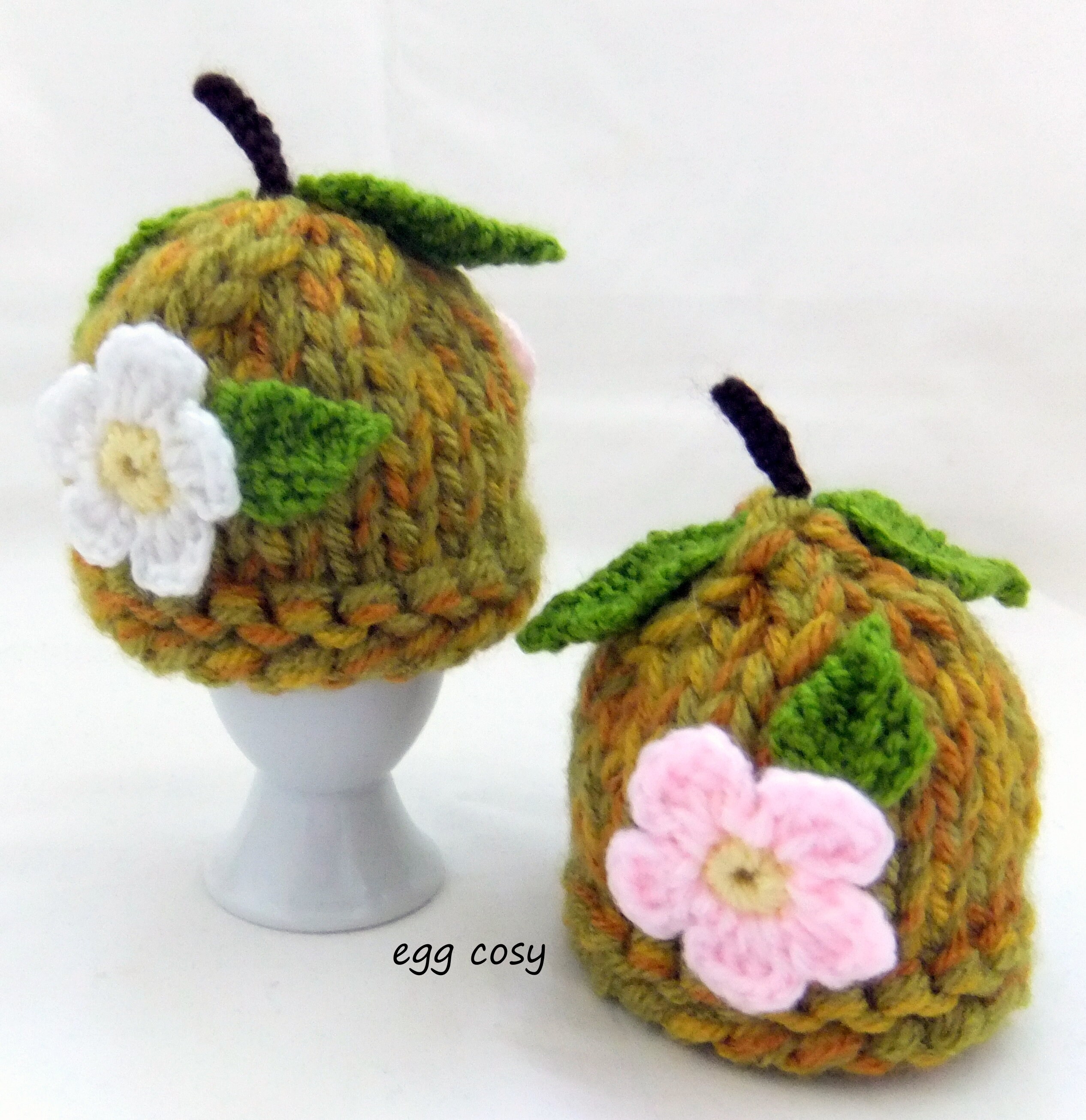 Hand Knitted/crochet Golden Russet Apple Tea Cosy available in 2 & 4 ...