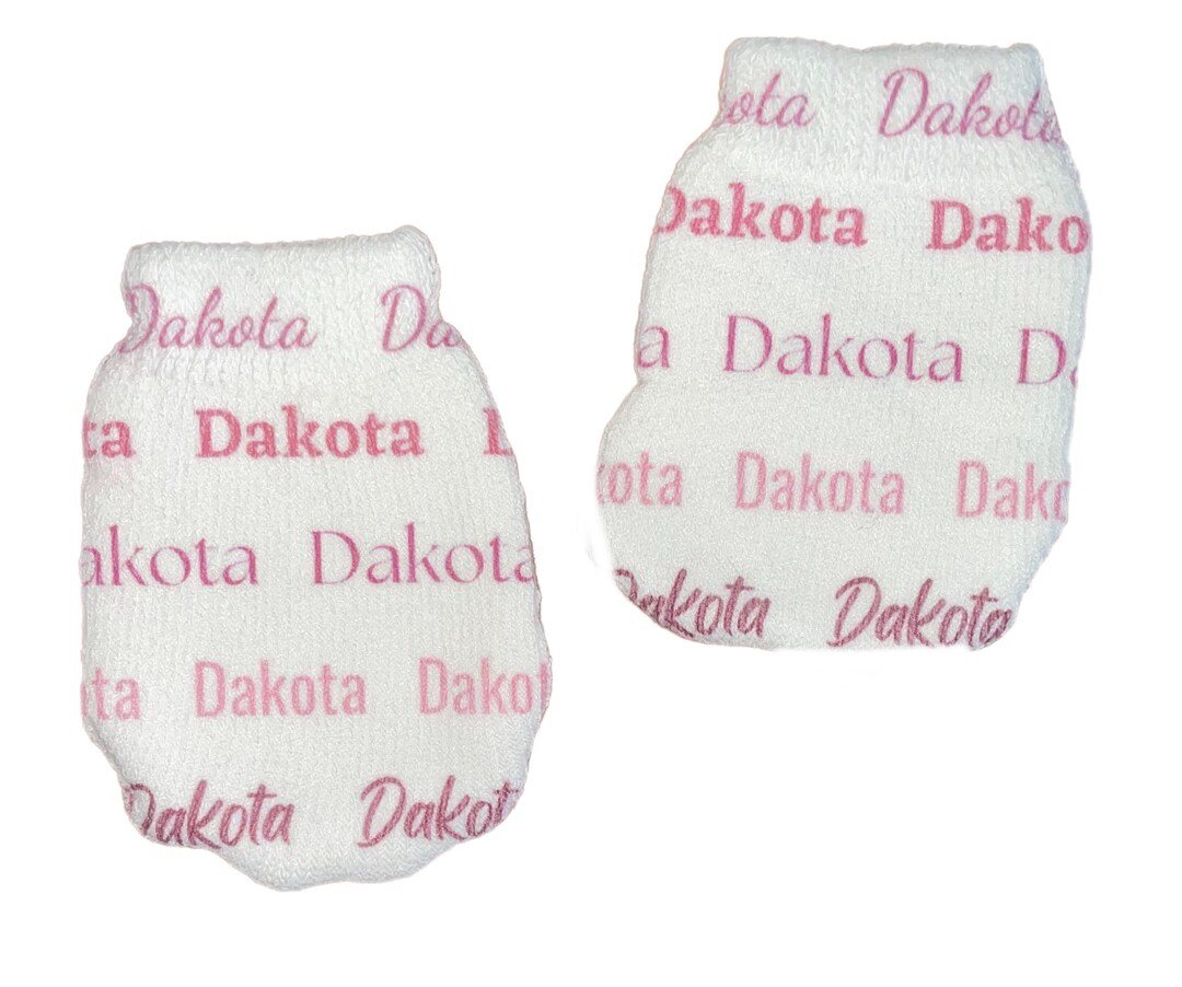 MITTENS! Newborn No Scratch Mittens With NAME. Boy or Girl! Perfect ...